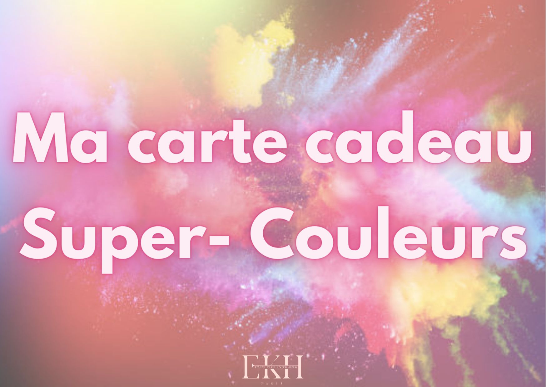 Carte Cadeau Séance de Colorimétrie